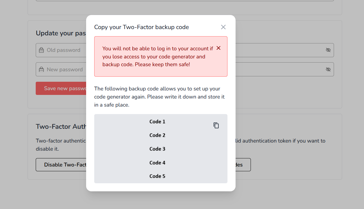 Two-Factor Authentication - Deflect